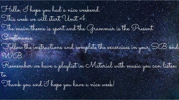 Class Work 5th-9th April | Genially