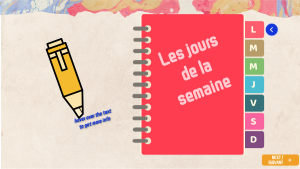 Les jours de la semaine | Genially
