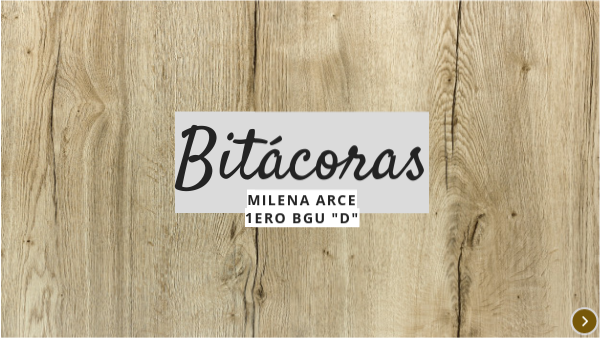 Bitácoras