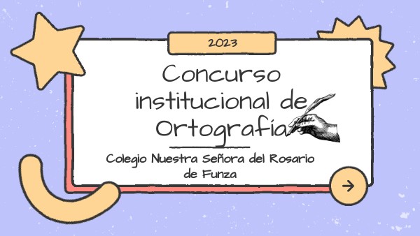 Concurso de ortografía | Genially
