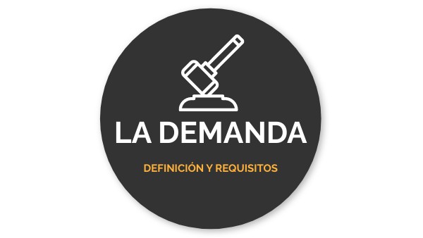 LA DEMANDA, DEFINICIÓN Y SUS REQUISITOS | Genially