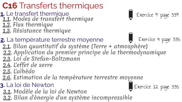 C16 Transferts thermiques complet