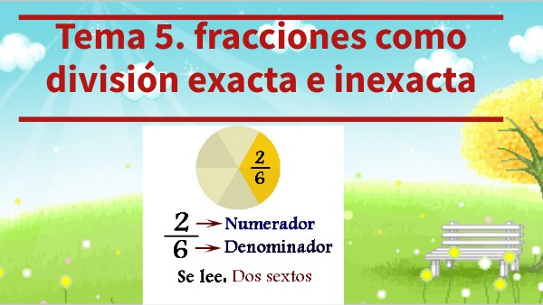 FRACCIONES COMO DIVISION EXACTA E INEXACT 3