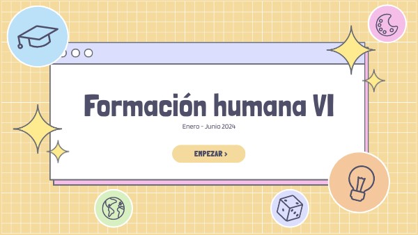 Formación humana VI