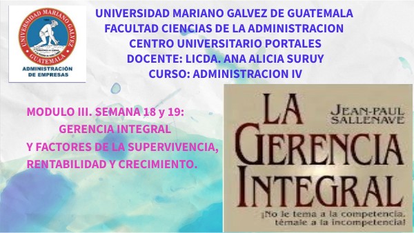 GERENCIA INTEGRAL | Genially