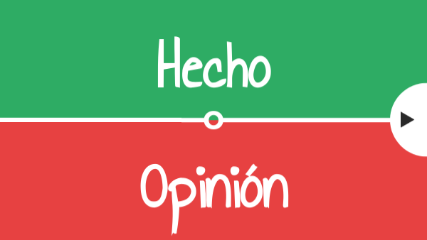 Hecho y opinión | Genially