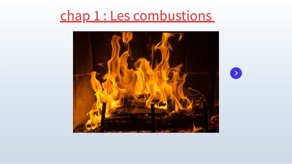 chap 1 combustion 3eme | Genially