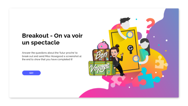 On va voir un spectacle | Genially