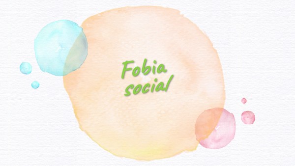 FOBIA SOCIAL | Genially