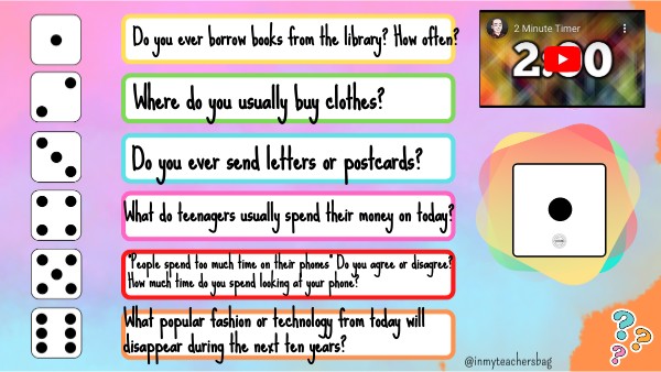 Copy - Roll and chat | Genially