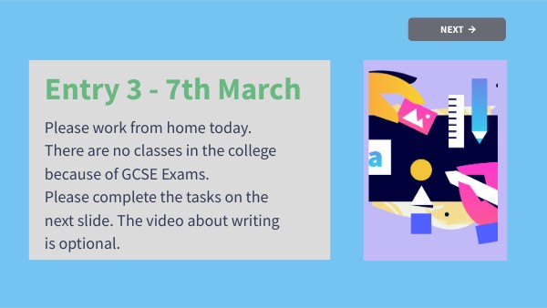 March 7th Work | Genially