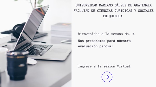 Semana No. 4 | Genially