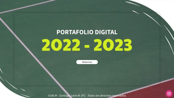 Portafolio digital 2022 - 2023