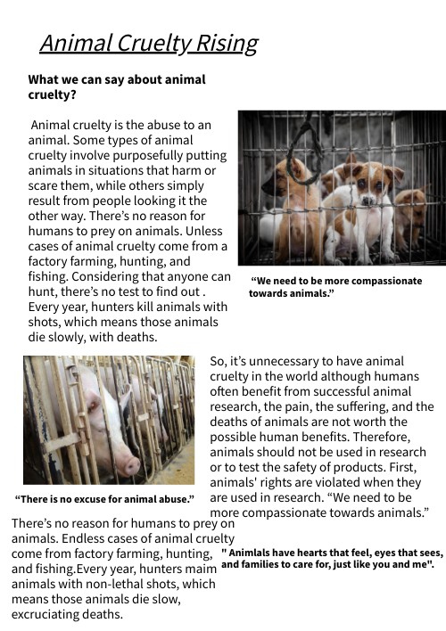 Animal Cruelty | Genially