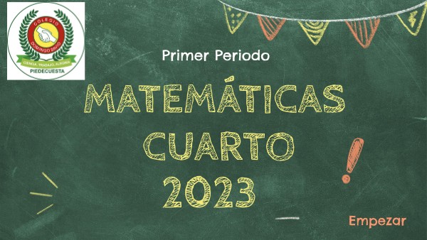 Matemáticas Cuarto | Genially
