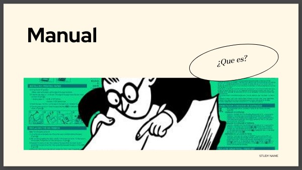 ¿Qué es un Manual?