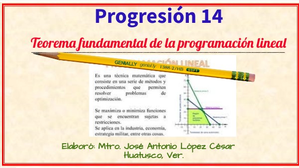 Teorema fundamental de la programación lineal