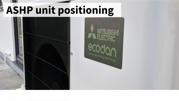 V2 ASHP unit positioning