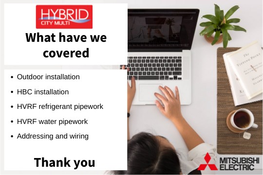 What have we covered - HVRF Installation