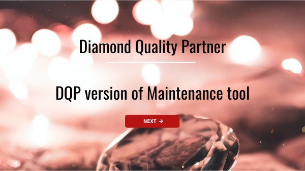 DQP maintenance tool | Genially