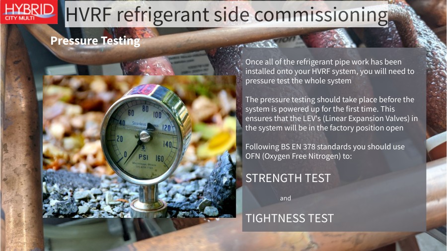 HVRF Refrigerant Commissioning