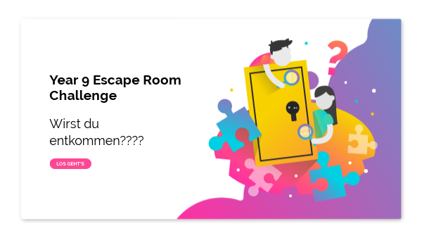 Year 9 escape room