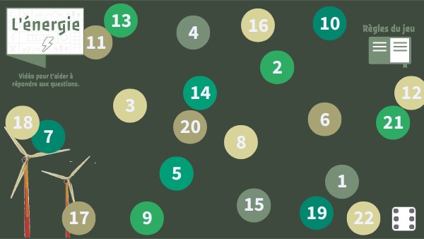 Copie - L'énergie - jeu virtuel (1re à la 4e année) | Genially