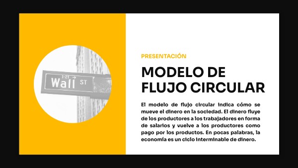 MODELO DE FLUJO CIRCULAR | Genially
