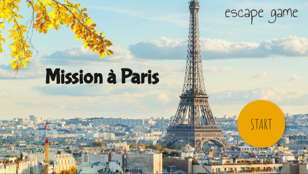 Mission à Paris | Genially