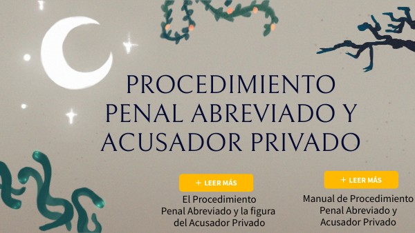 Procesal - Procedimiento penal abreviado