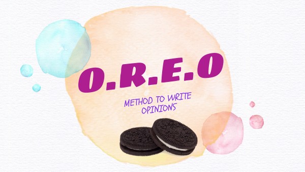 OREO METHOD TO WRITE
