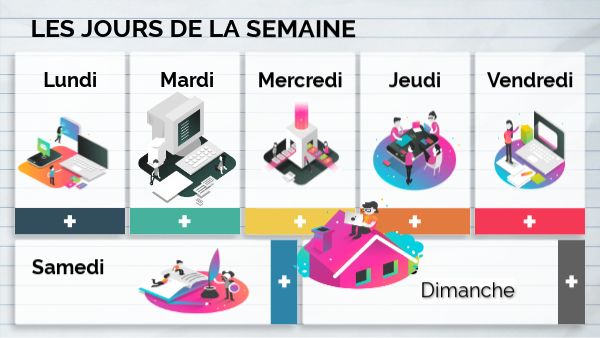 Les jours de la semaine | Genially
