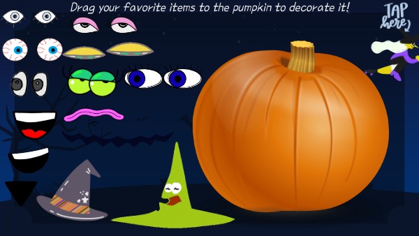 Decorate A Pumpkin Halloween Activity | Genially