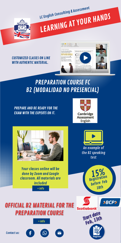 FCE B2 PREPARATION COURSE | Genially