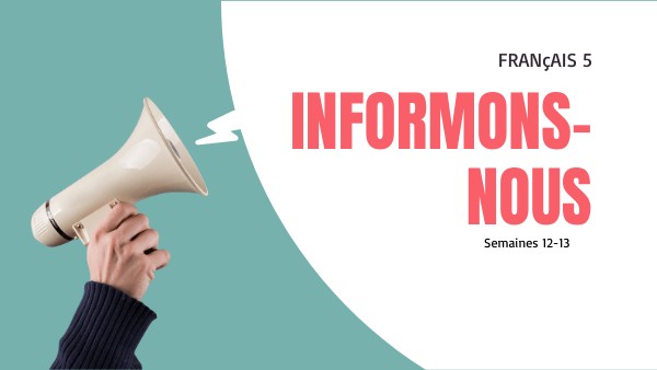 F5 -SEMAINE 12-13 (dossier 6 leçon 1-débat) 2023 | Genially