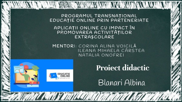 Proiect didactic | Genially
