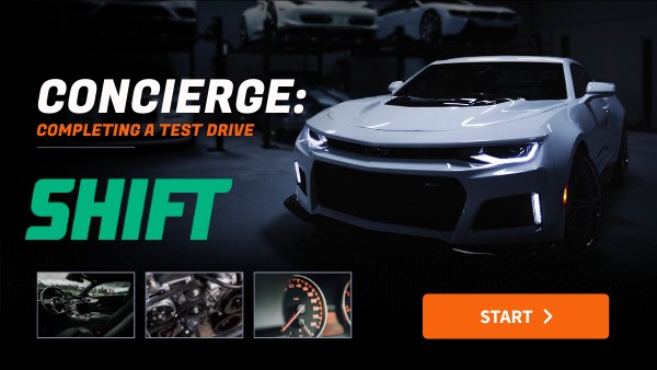 Completing a Test Drive Training