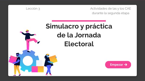 Simulacro y práctica de la Jornada Electoral | Genially