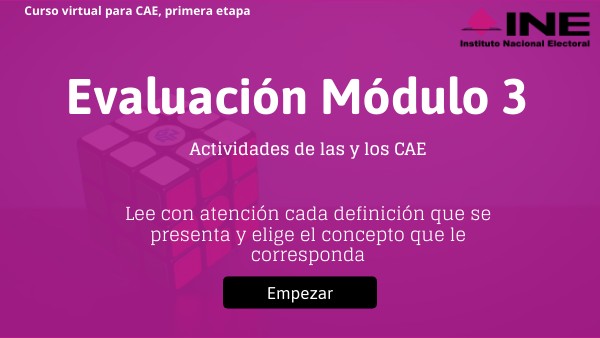 Ejercicio Módulo 3 CAE | Genially