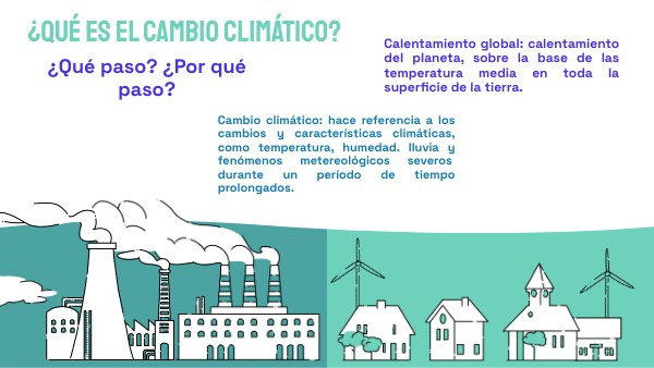 Cambio climático y Calentamiento global
