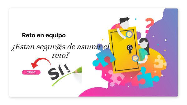 Reto en equipo | Genially
