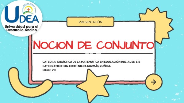 NOCION DE CONJUNTO | Genially