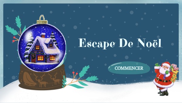 ESCAPE ROOM DE NOËL | Genially