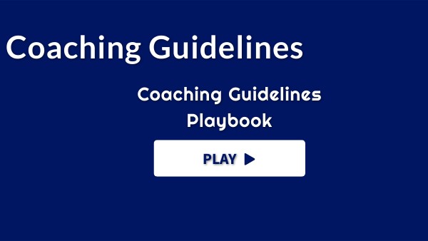 Coaching Guidelines | Genially