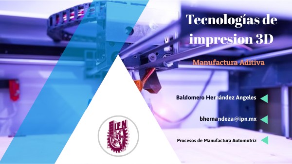 Tecnologias de impresión 3D | Genially