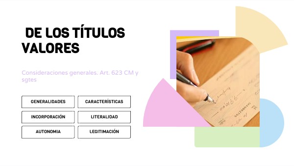 TÍTULOS VALORES 2023 | Genially