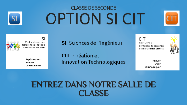 Présentation option SI-CIT