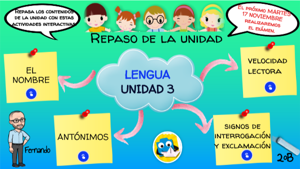 REPASO LENGUA UD3 | Genially