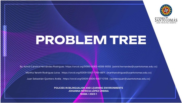 Problem Tree I | Genially