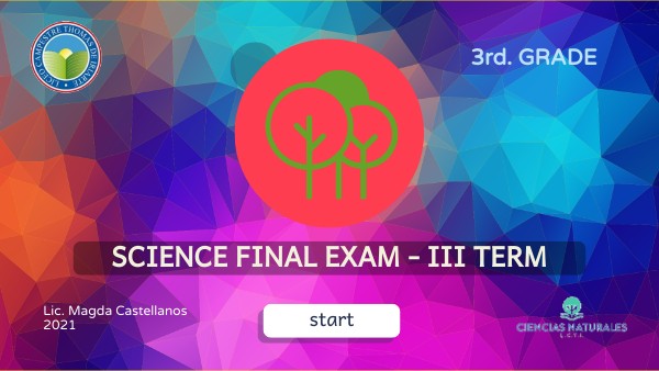 3rd GRADE - FINAL EXAM III TERM | Genially